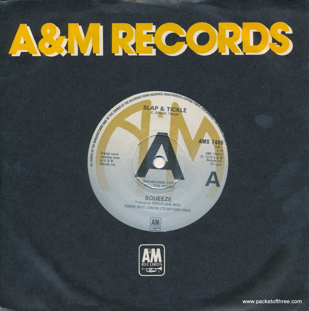 Slap and Tickle – UK – 7″ – promotional copy – Packet of Three