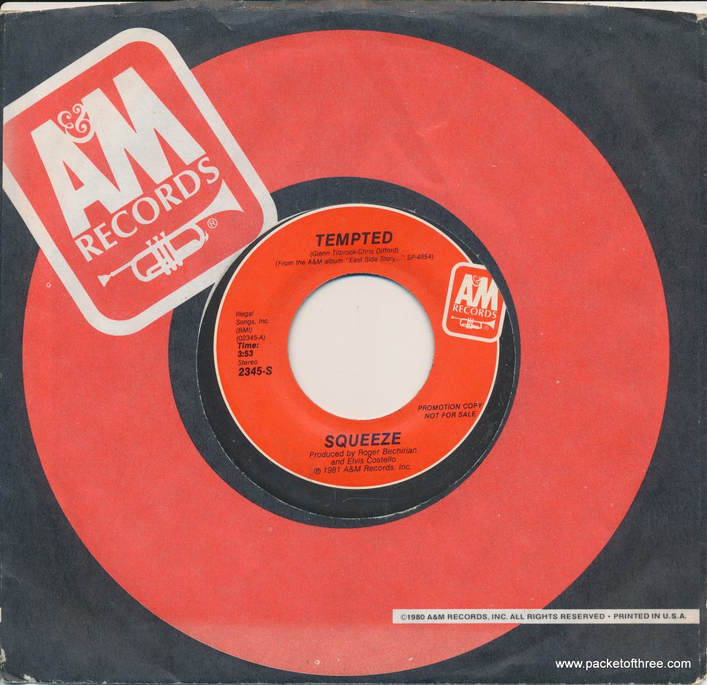 Squeeze Discography – Packet of Three