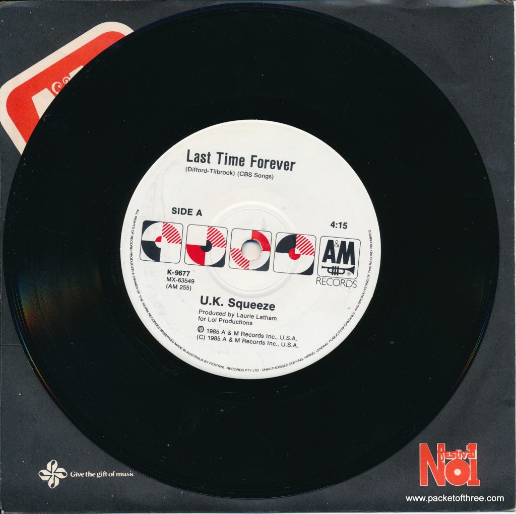 Last Time Forever – Australia – 7″ – Packet of Three