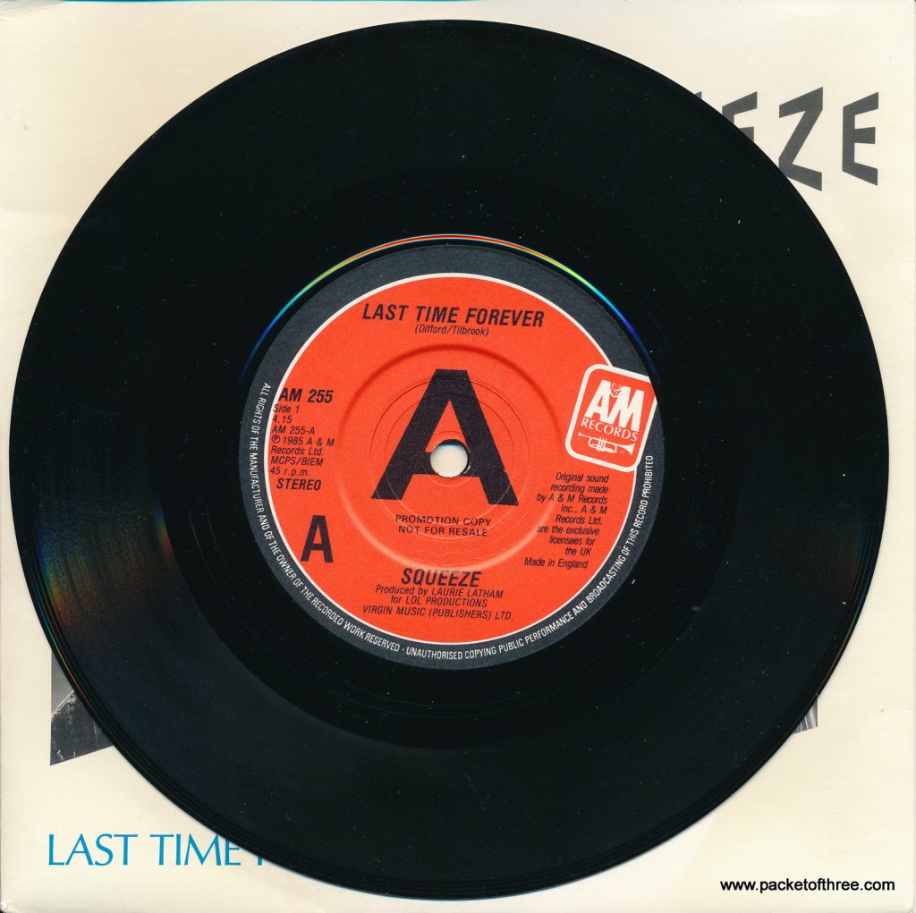 Last Time Forever – UK – 7″ – promotional copy – picture sleeve ...