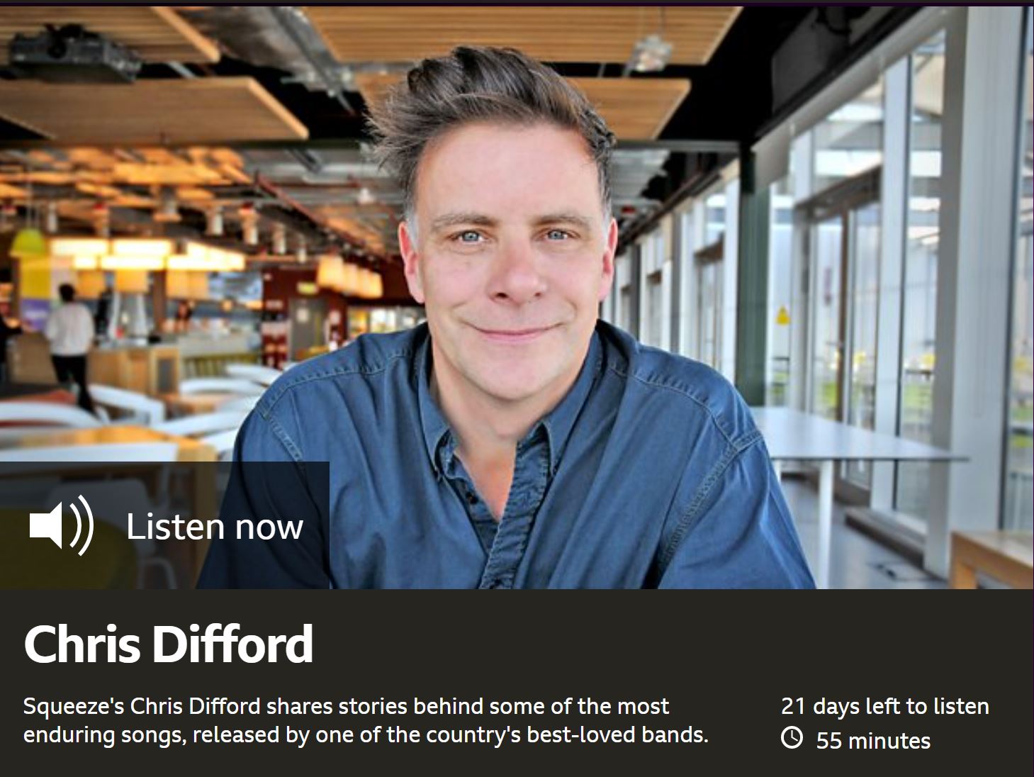 Chris interviewed by Ricky Ross – Packet of Three