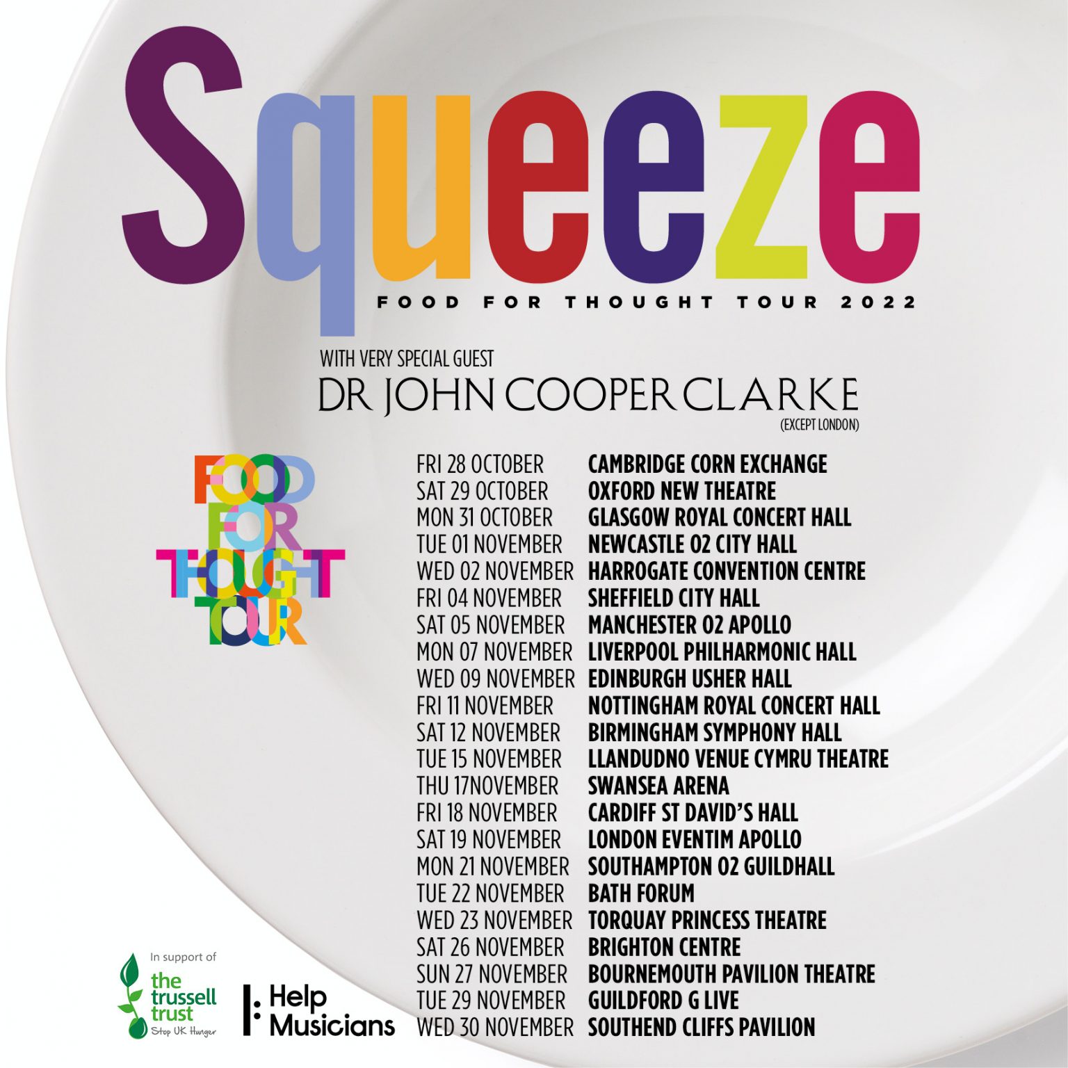 Packet of Three – SQUEEZE, Difford and Tilbrook – as it happens