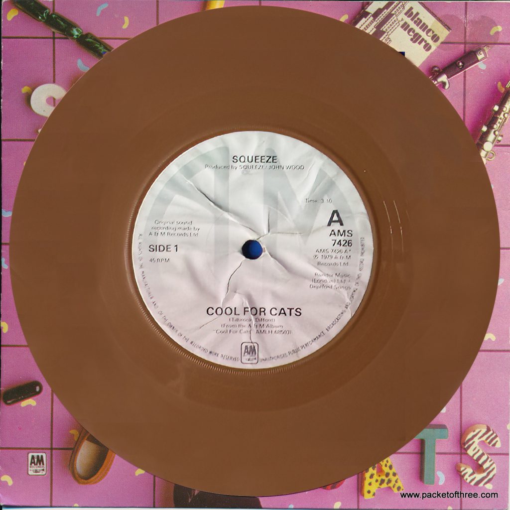Cool For Cats – UK – 7″ – picture sleeve – brown vinyl – pink labels ...